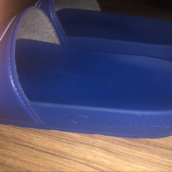 Champion | Shoes | Royal Blue Champion Slides | Poshmark